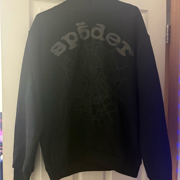 Sp5der | Jackets & Coats | Sp5der Black Mens Lightweight Jacket | Poshmark